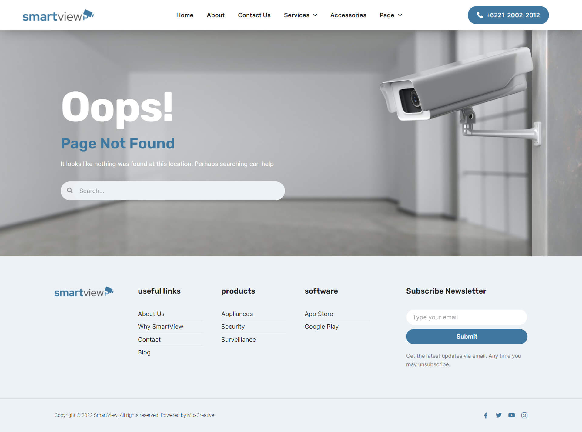 SmartView - CCTV & Security Elementor Template Kit by moxcreative | ThemeForest